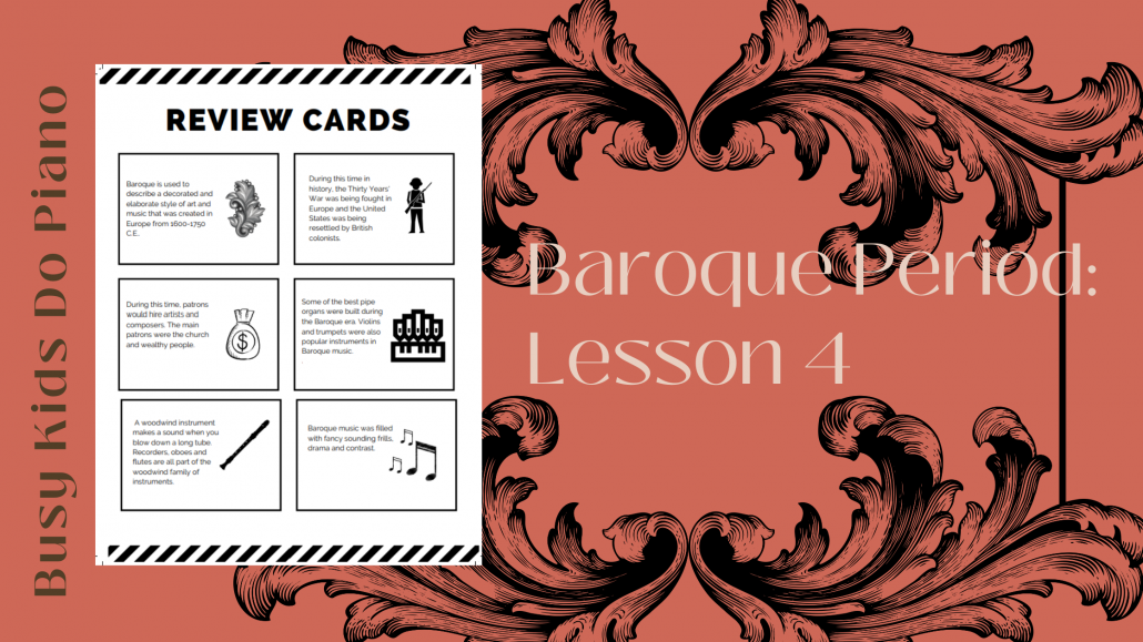 The Baroque Period: Lesson 4 - Busy People Piano