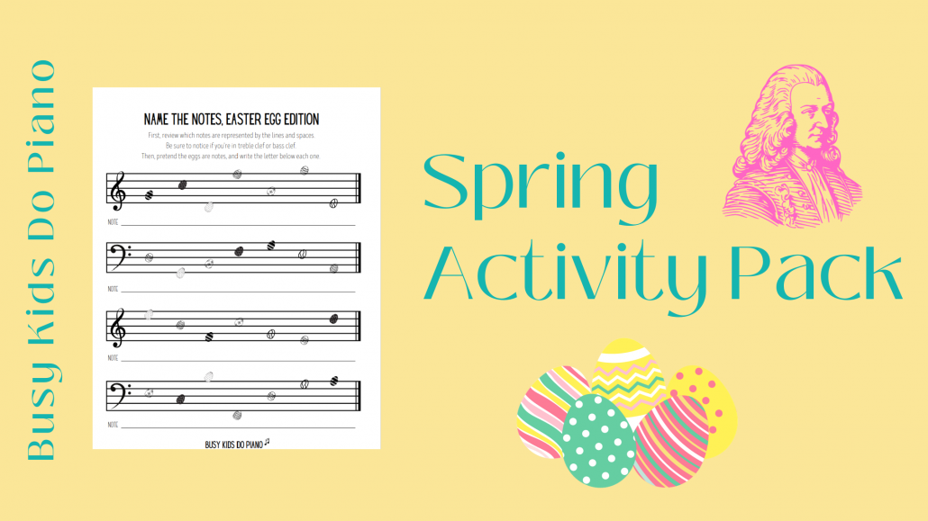 Spring Activity Pack - Busy People Piano