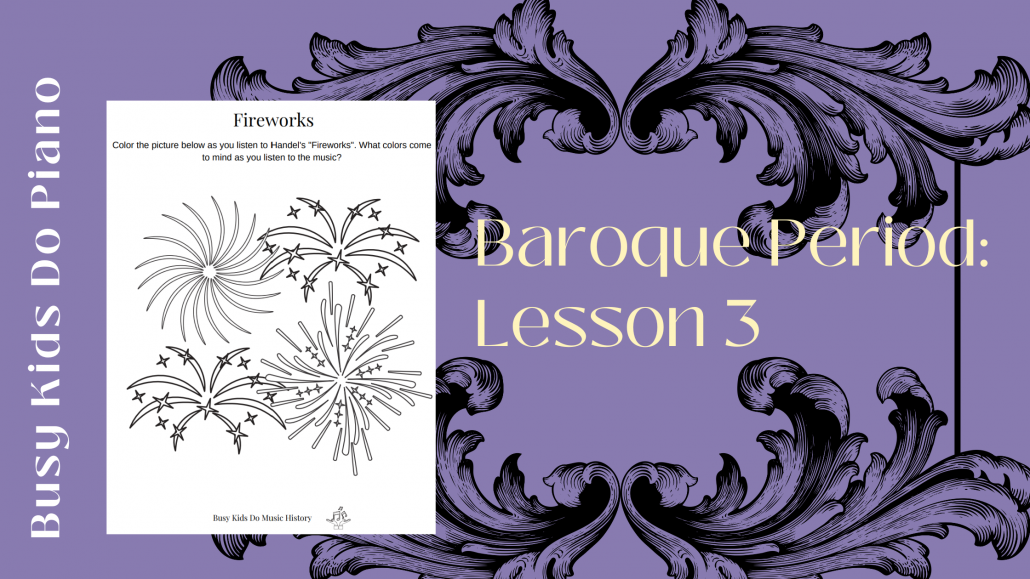 The Baroque Period: Lesson 3 - Busy People Piano