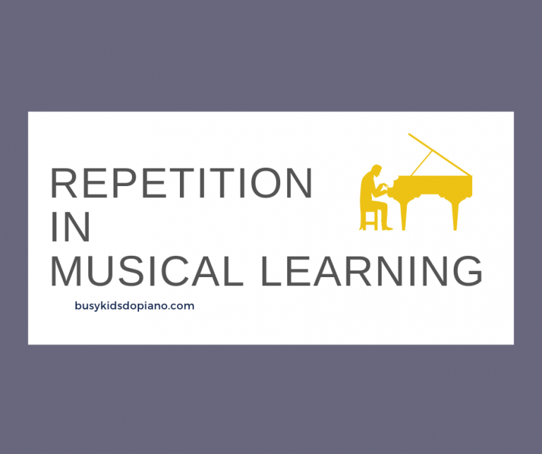 Repetition in Musical Learning - Busy People Piano