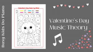 Valentine's Day Music Theory Printable - Busy People Piano